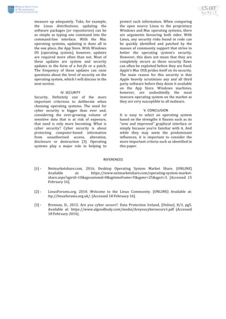 Choosing an Operating System | PDF