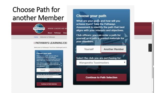 Choosing a path self assessment sample | PPTX