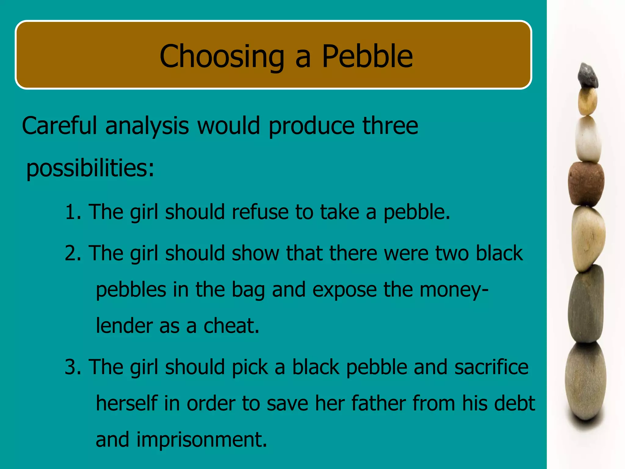 Choosing a Pebble.ppt