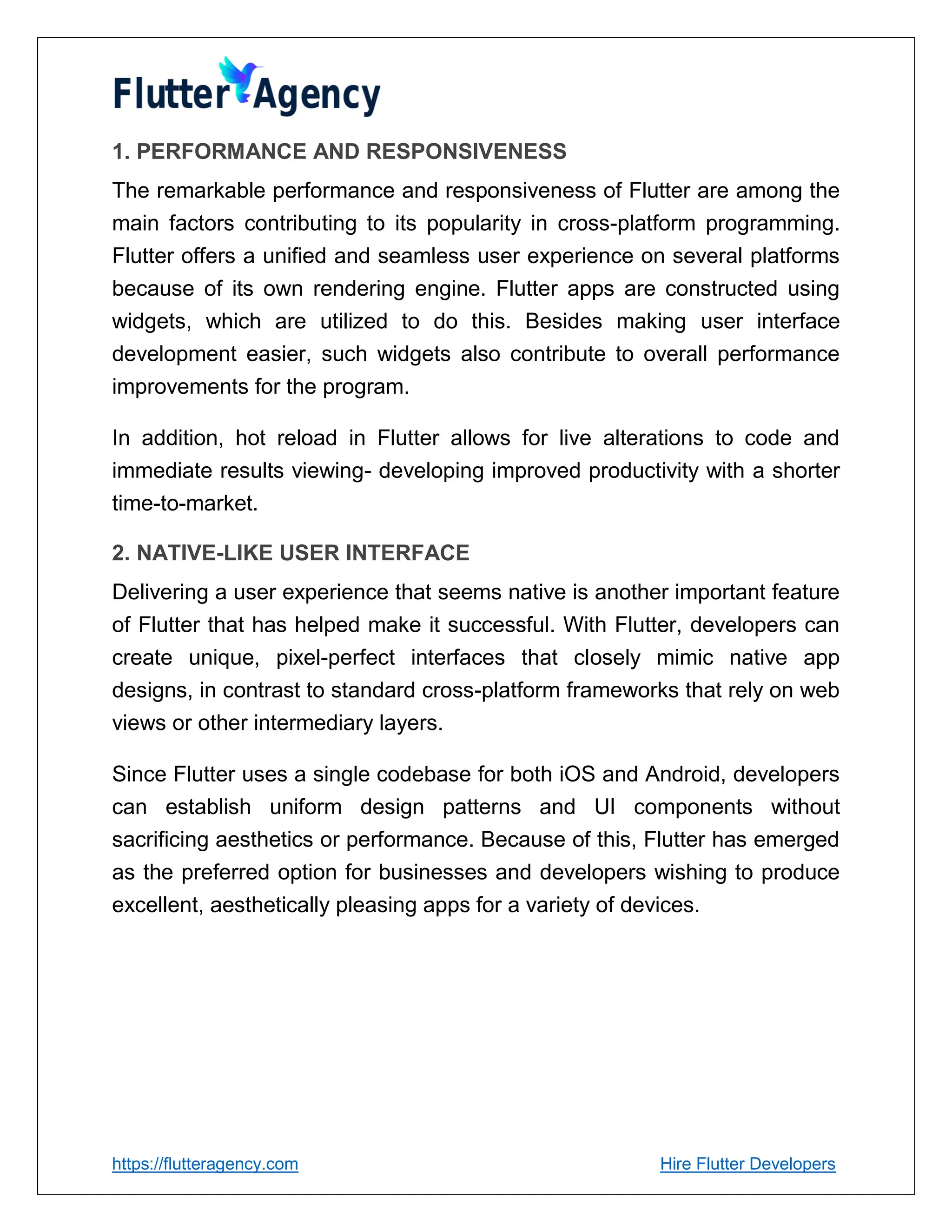 Choosing App Development: Native, Hybrid, or Flutter Explained | PDF