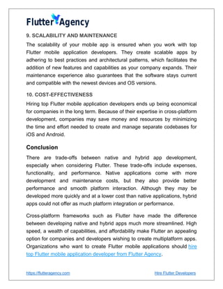 Choosing App Development: Native, Hybrid, or Flutter Explained | PDF