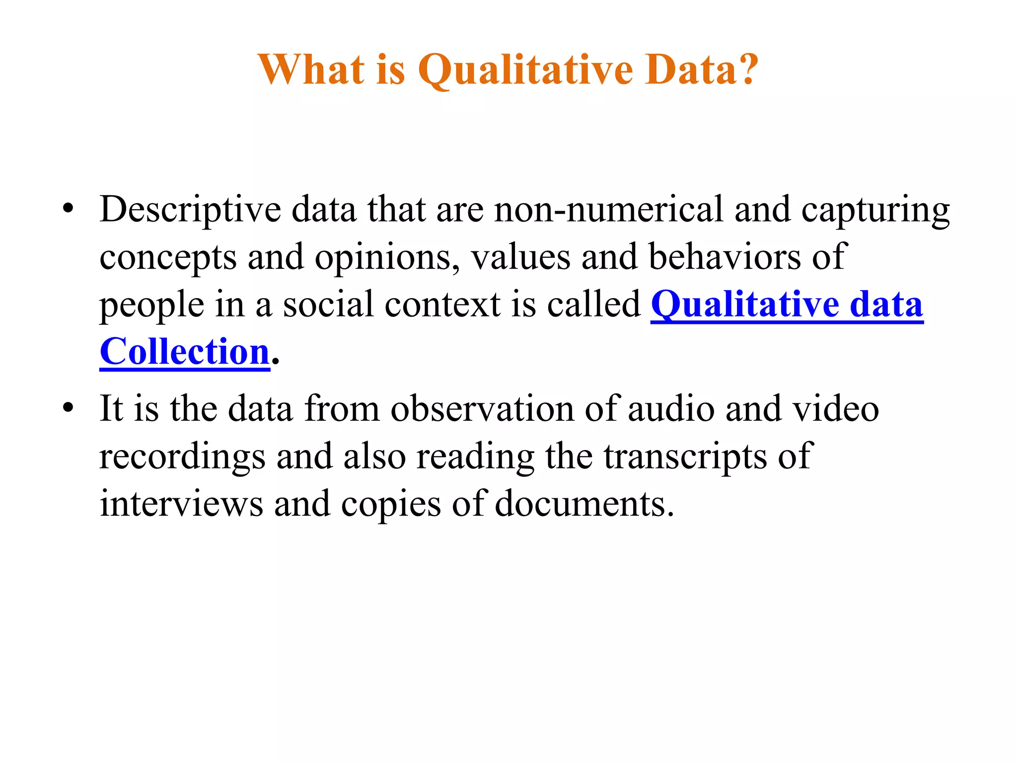 Choosing a qualitative data analysis Plan | PPTX