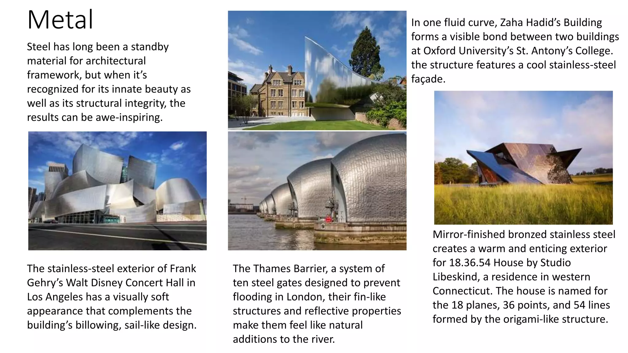 Choosing architectural materials | PPTX