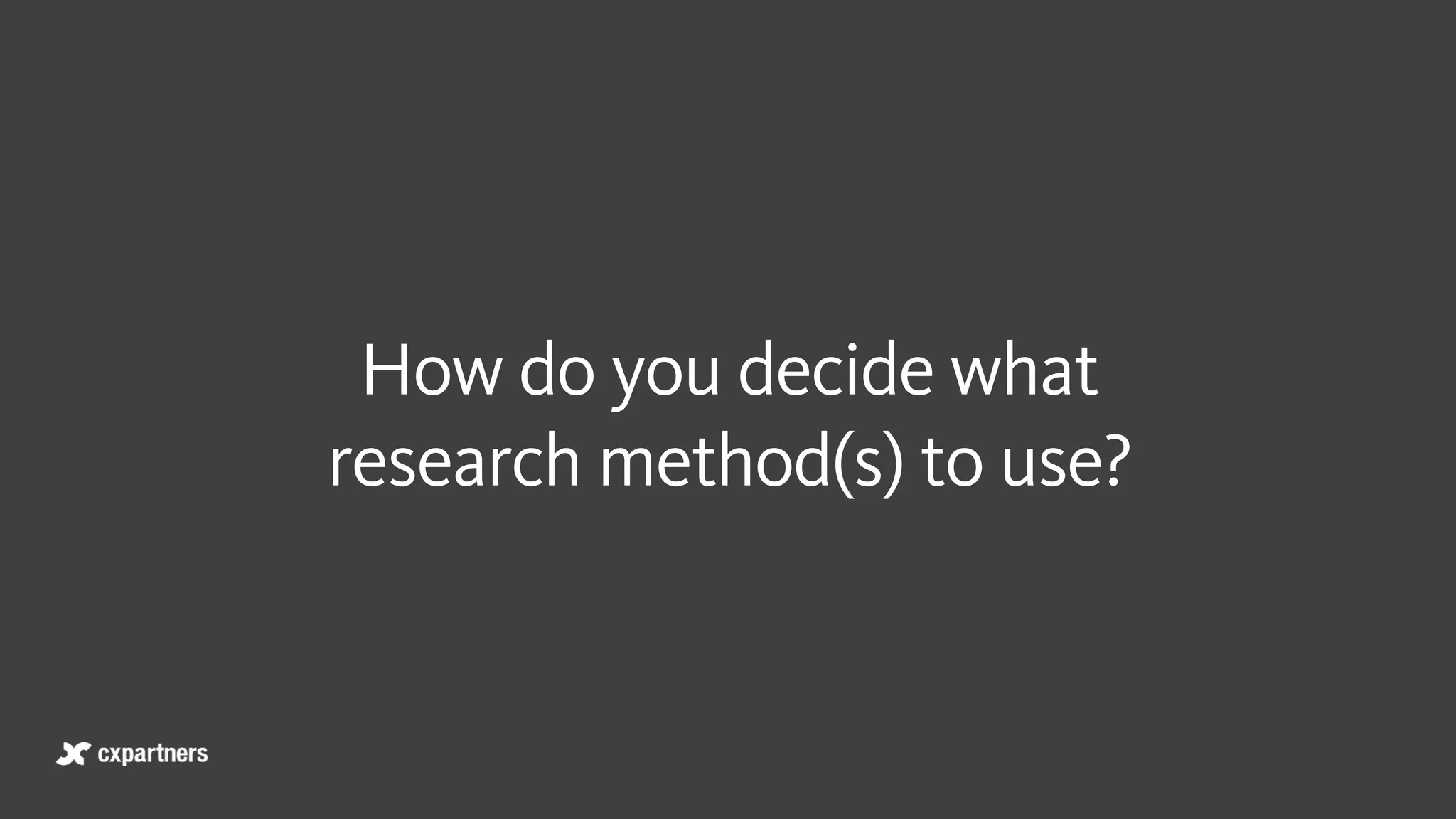Choosing a research methodology | PDF