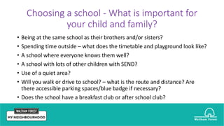 Waltham forest Choosing a secondary school.pptx