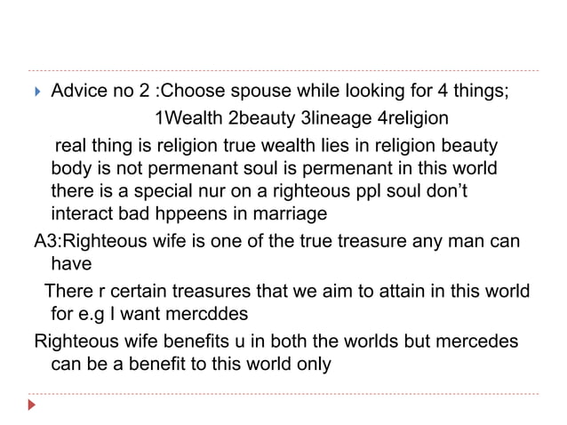 Choosing a spouse | PPTX