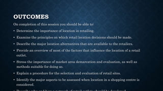 Choosing a store location | PPT