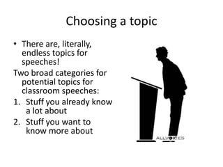 SPE 108: Choosing a Topic | PPTX