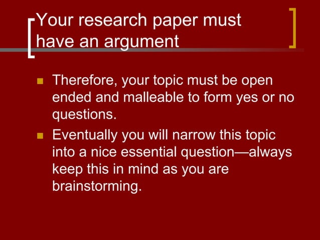 Choose a topic through brainstorming with your groupmates | PPT