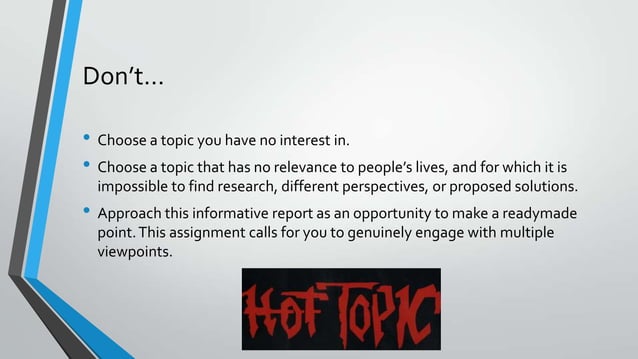 Choosing a Topic Using Stasis Theory | PPTX | Political Issues & policy ...