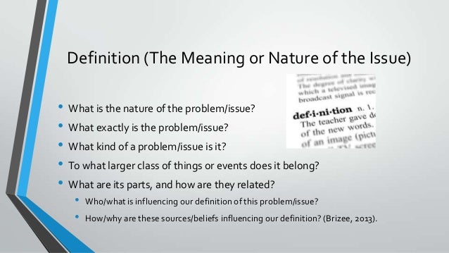 Choosing a Topic Using Stasis Theory