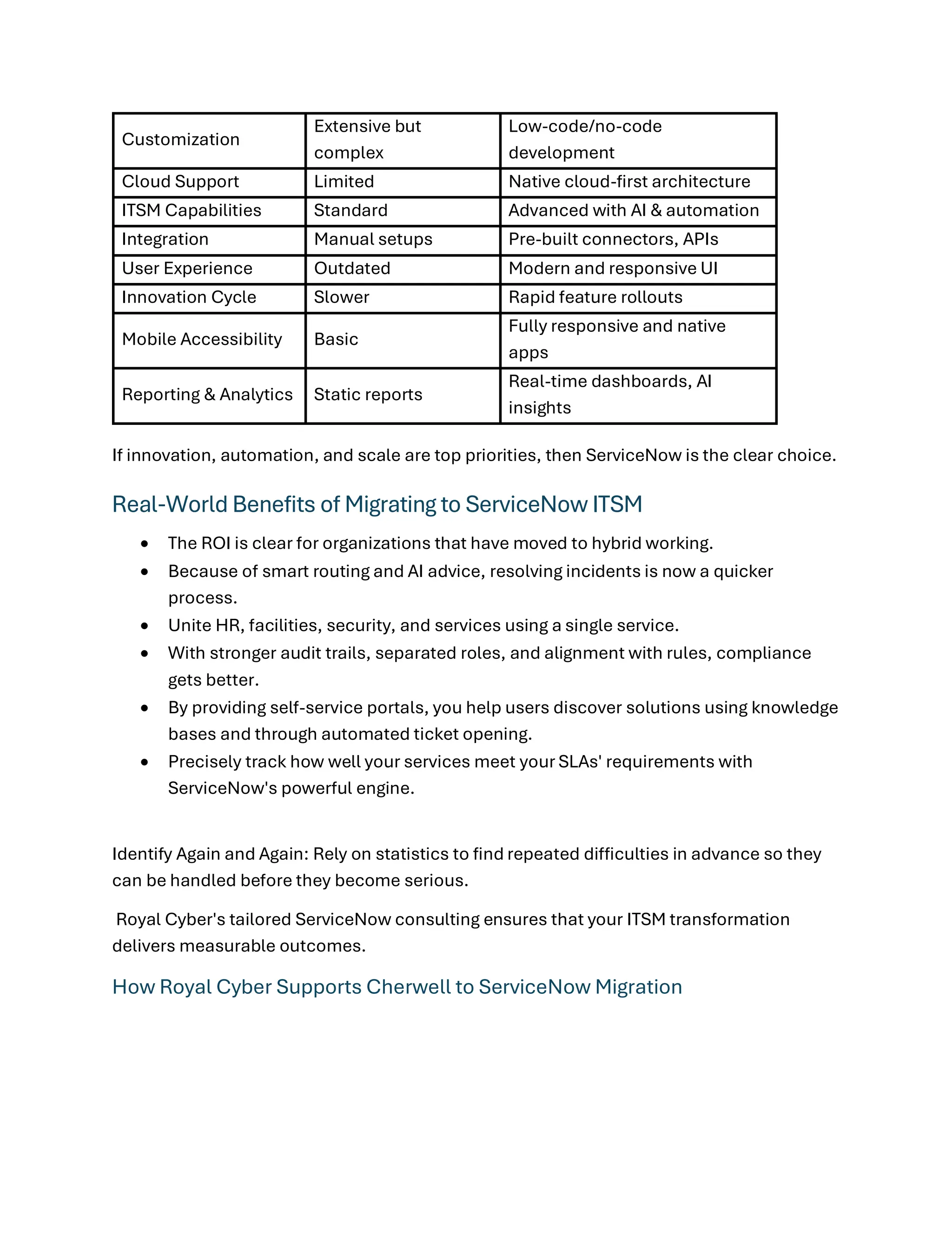 Choosing Between Cherwell and ServiceNow for ITSM Success.pdf
