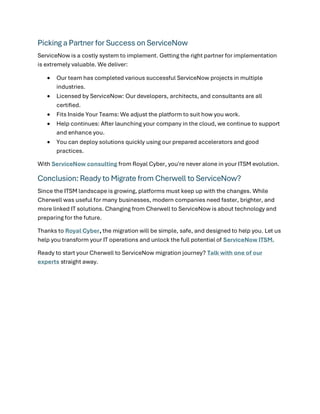 Choosing Between Cherwell and ServiceNow for ITSM Success.pdf