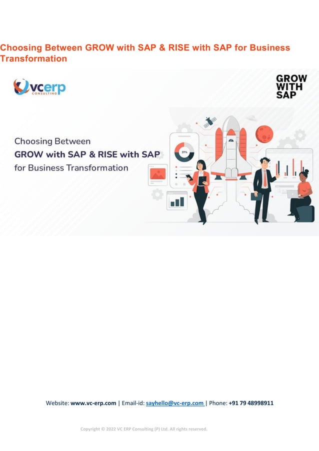 Choosing Between GROW with SAP & RISE with SAP for Business ...