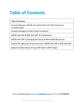 Choosing Between GROW with SAP & RISE with SAP for Business ...
