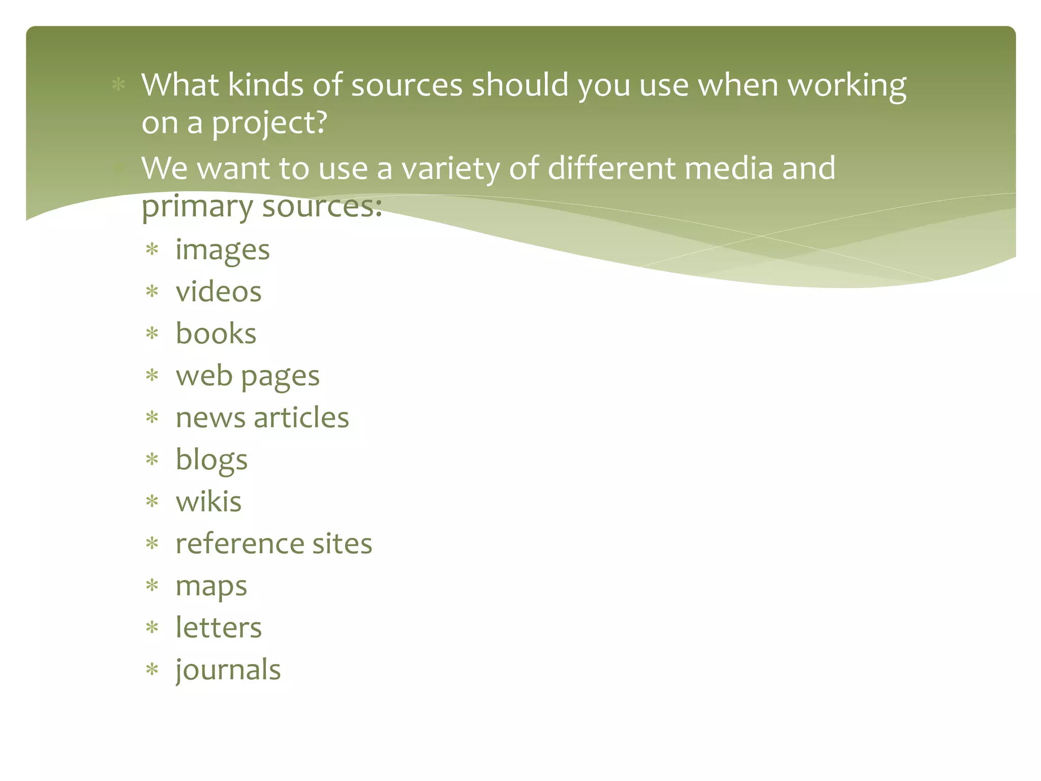 Choosing Credible Sources of Information | PPTX