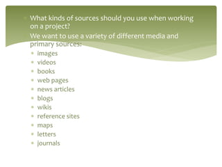 Choosing Credible Sources of Information | PPT
