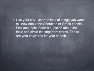 Choosing good keywords | PPT