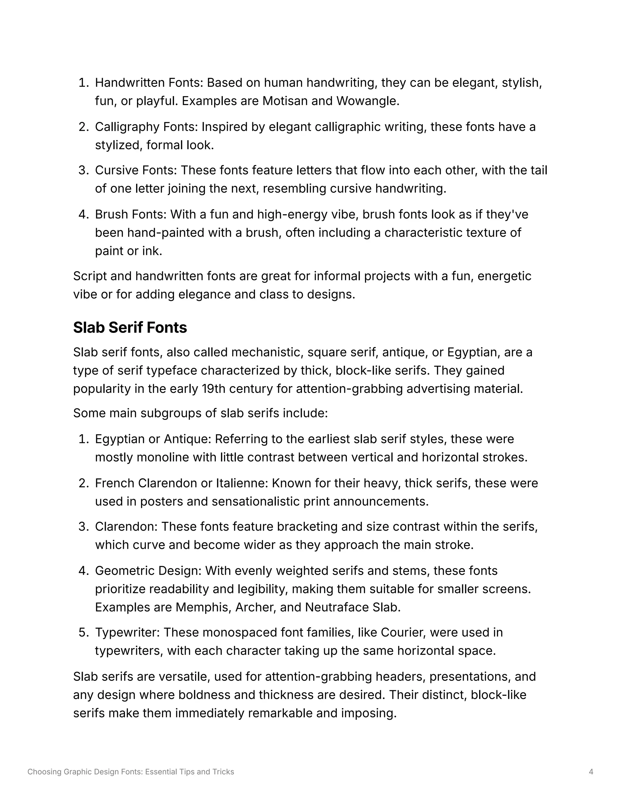 Choosing Graphic Design Fonts Essential Tips and Tricks | PDF | Desktop ...