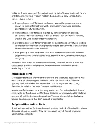 Choosing Graphic Design Fonts Essential Tips and Tricks | PDF | Desktop ...