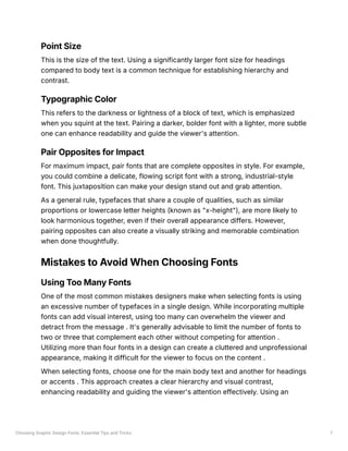Choosing Graphic Design Fonts Essential Tips and Tricks | PDF | Desktop ...