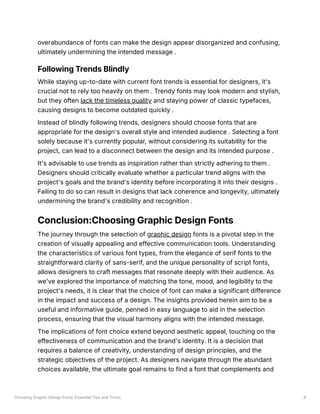 Choosing Graphic Design Fonts Essential Tips and Tricks | PDF | Desktop ...