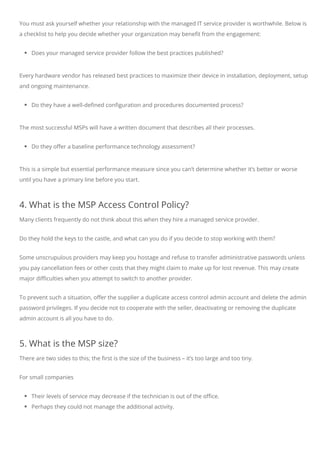 Choosing it managed service provider | PDF