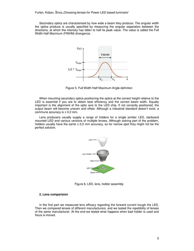 Choosing Lenses For Power Led Based Luminaire | PDF