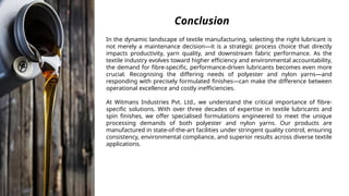 Polyester or Nylon? Lubricants that Fits | PPTX