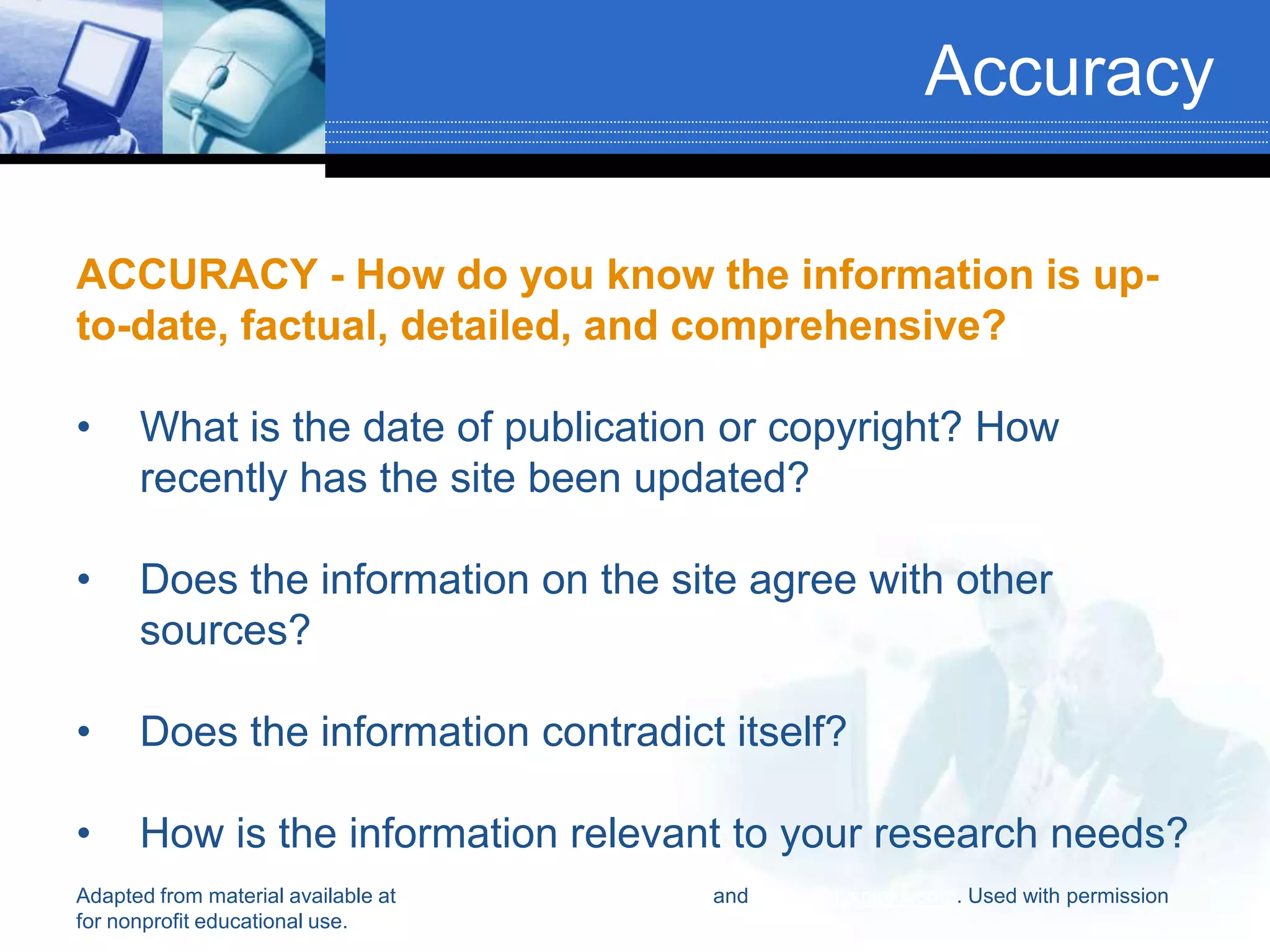Choosing Online Sources | PPT