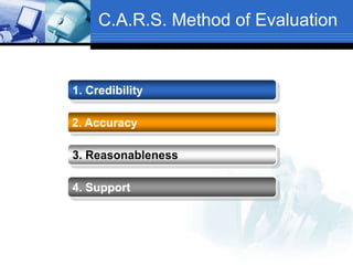 Choosing Online Sources | PPT