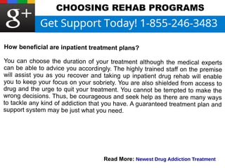 Choosing Rehab Programs | PDF