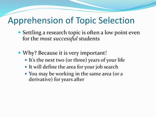 Choosing research topic[1] | PPTX