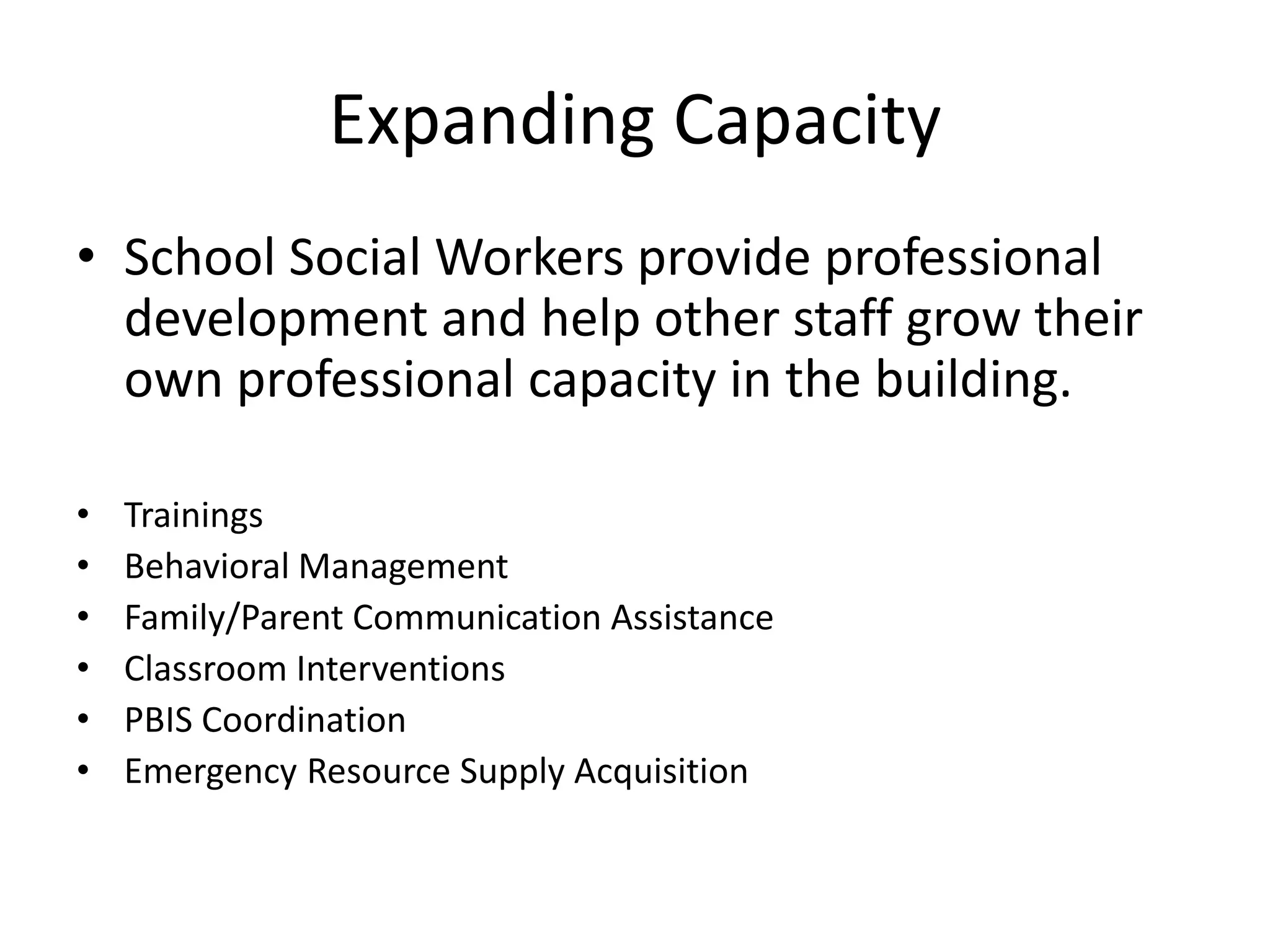 Choosing School Social Work | PPT