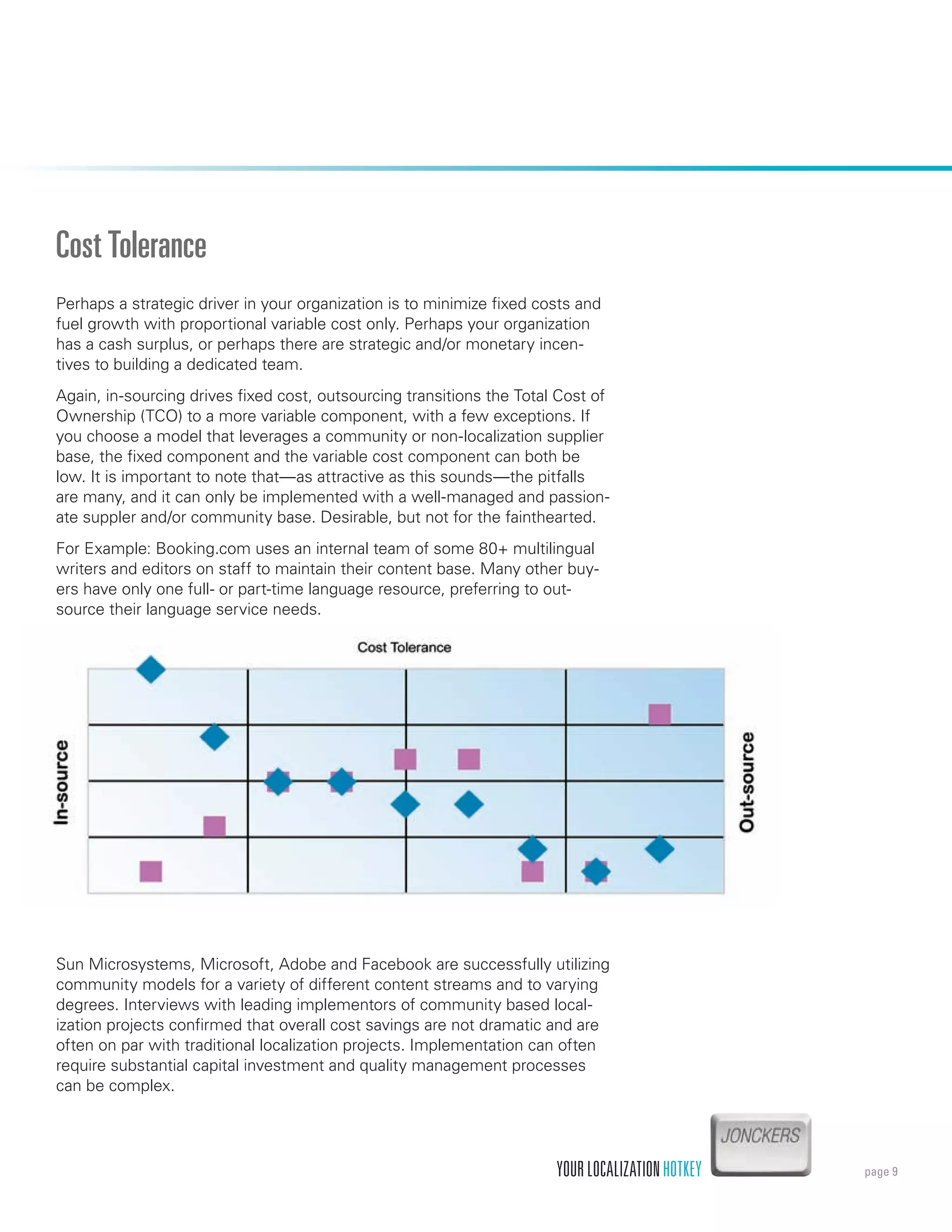 Jonckers: Choosing A Srategic Sourcing Model For Localisation | PDF