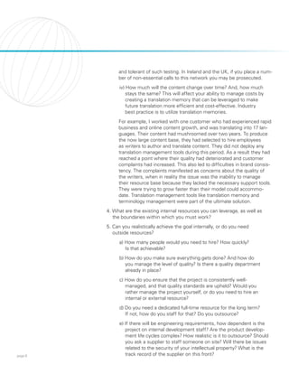 Jonckers: Choosing A Srategic Sourcing Model For Localisation | PDF