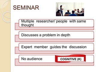 Choosing teaching learning method | PPTX