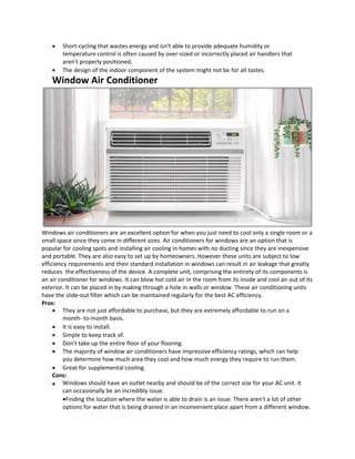 Choosing the Best AC for Your Home!.ppt | Home Appliances | Home & Garden