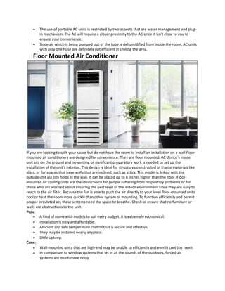 Choosing the Best AC for Your Home!.ppt | Home Appliances | Home & Garden