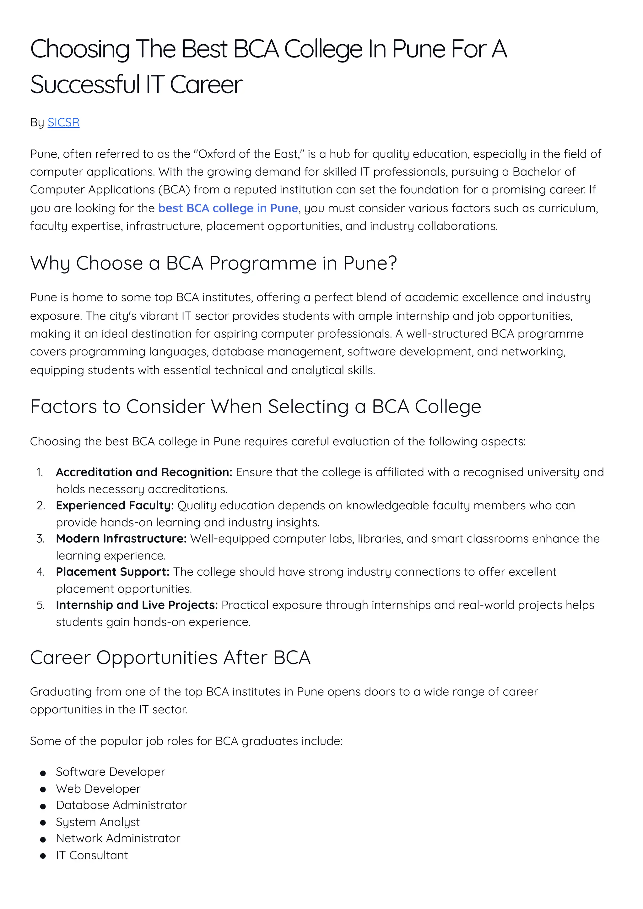 Choosing The Best BCA College In Pune For A Successful IT Career.pdf
