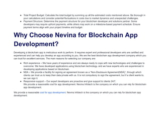 Choosing The Best Blockchain Developer And Solutions Partner For Your ...