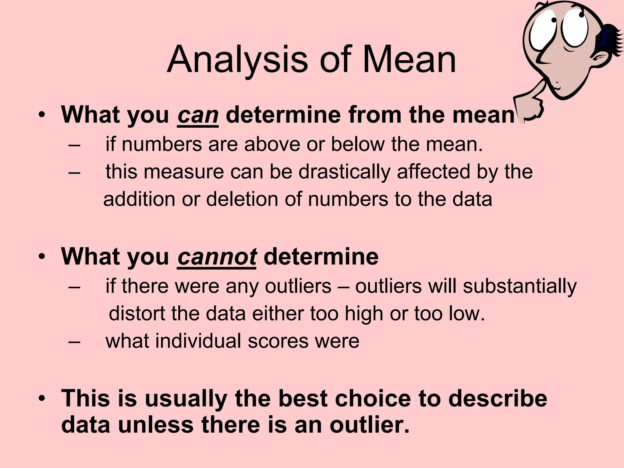 Choosing the best measure of central tendency | PPTX