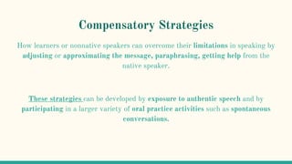 Choosing the linguistic features | PPT