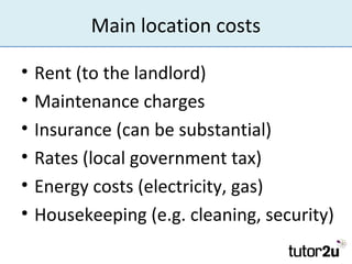 Choosing the Location of a New Business | PPT