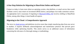Choosing the Perfect SharePoint Migration Tool Your Ultimate Guide.pptx