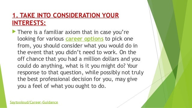 Choosing The Right Career Top 5 Factors To Consider
