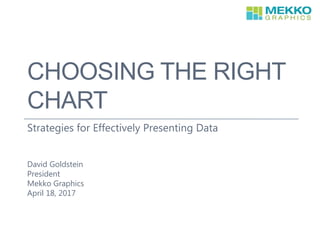 Choosing the Right Chart: Strategies for Effectively Presenting Data | PPTX