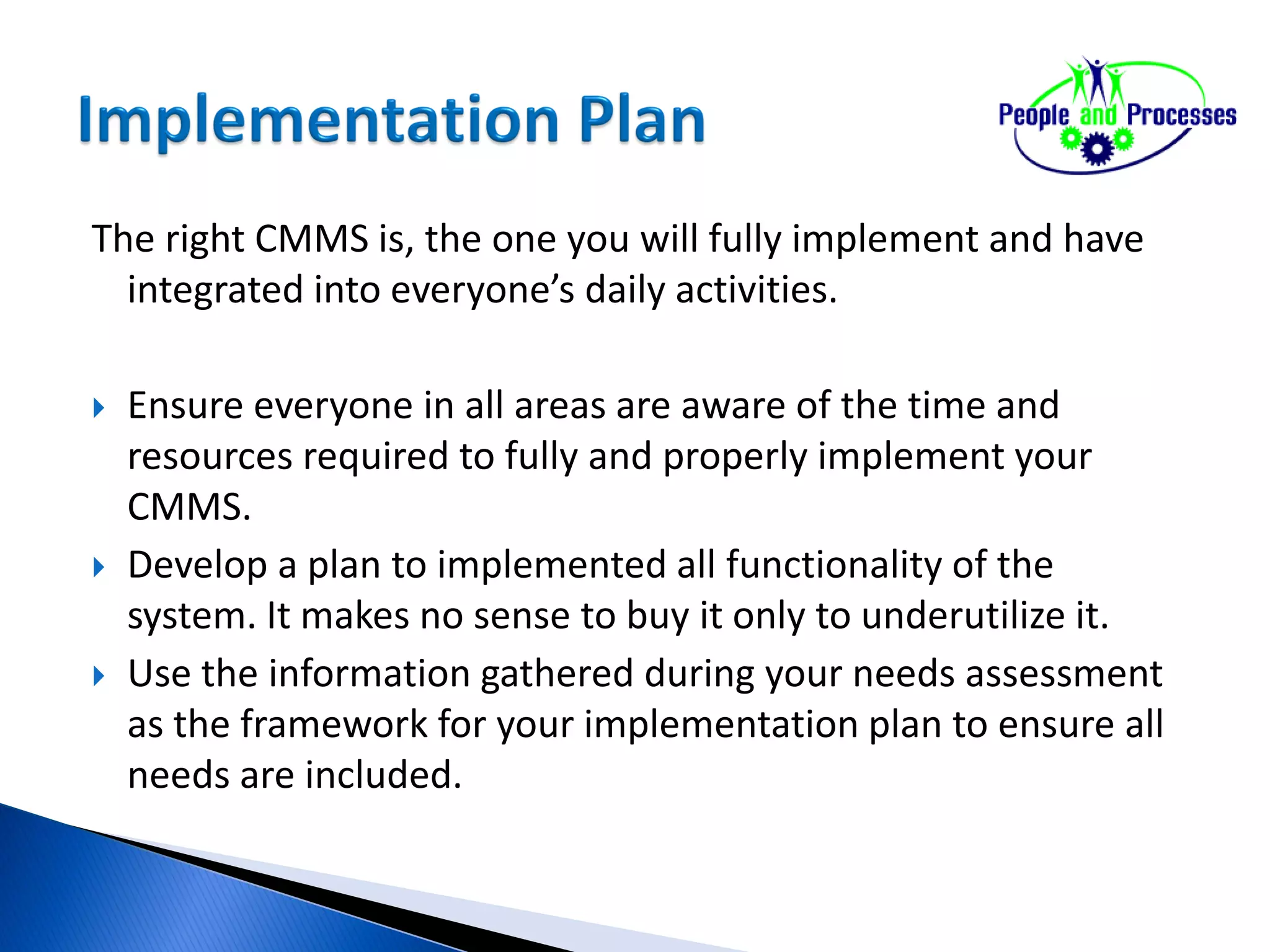 Choosing The Right CMMS | PDF