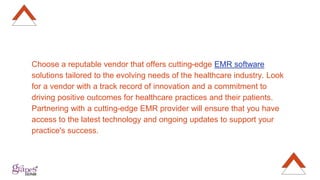 Choosing the Right EMR Software: A Step-by-Step Guide for Healthcare ...