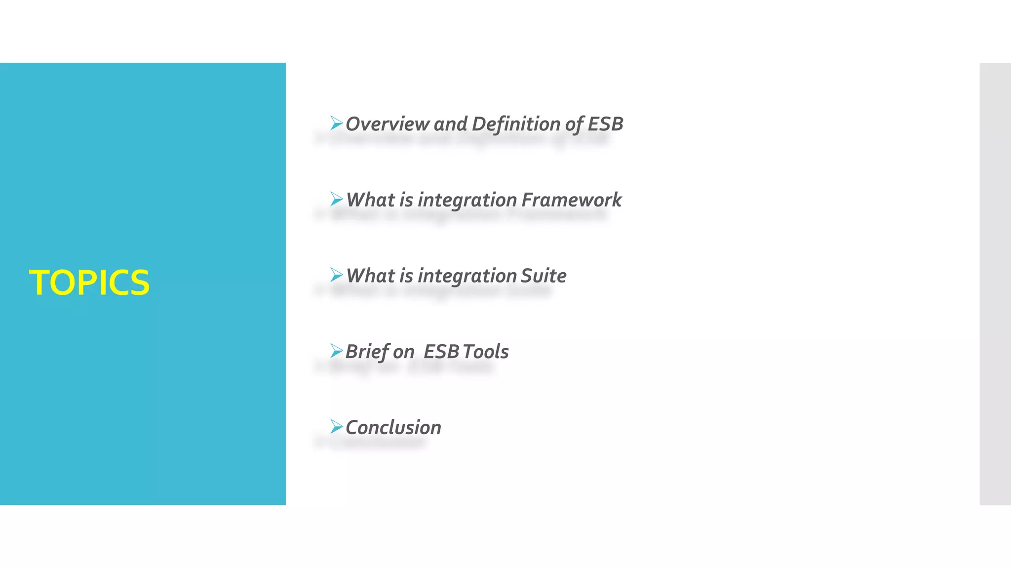 Choosing The Right ESB | PPT